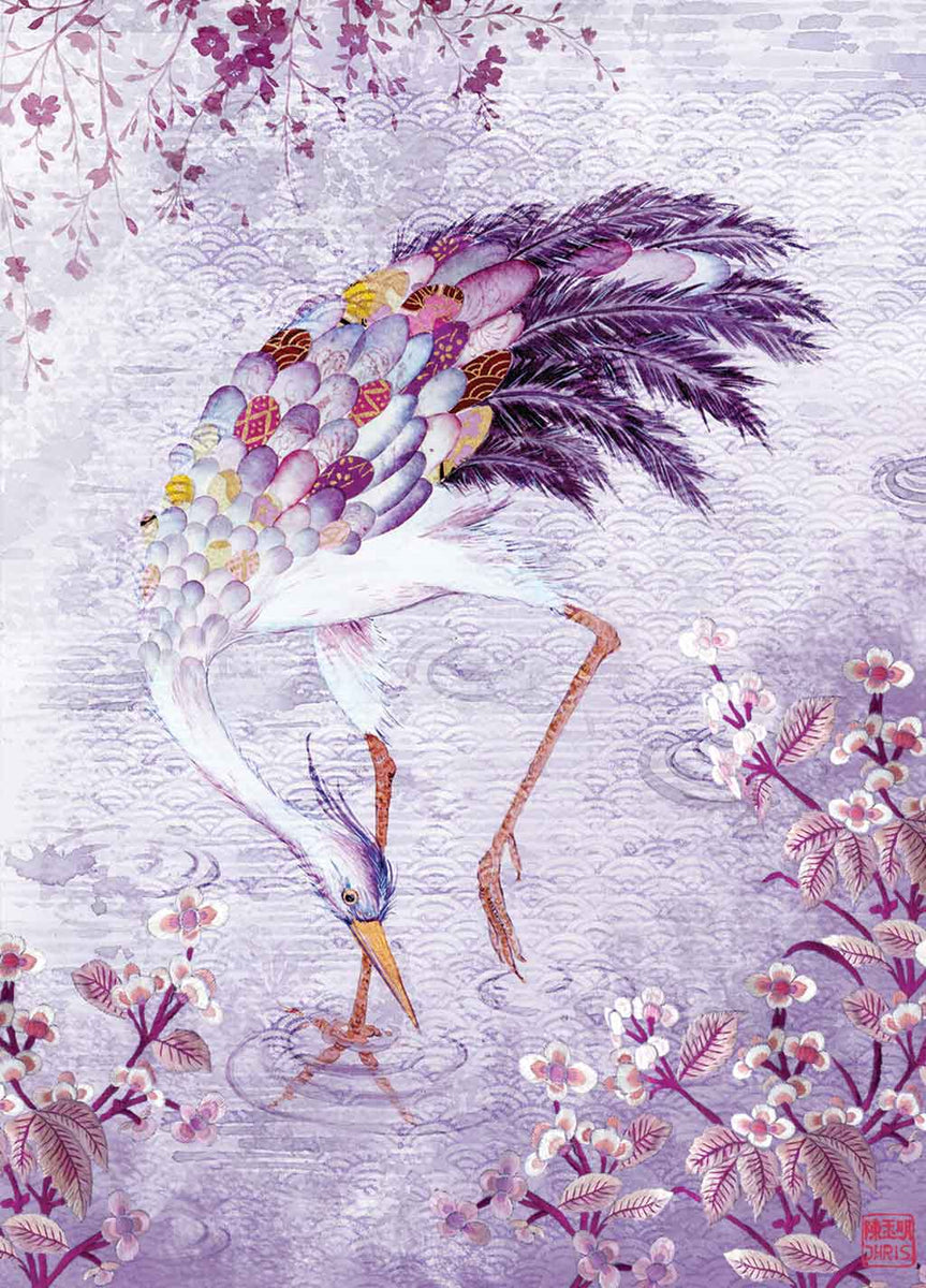 Bird Art Collection by Chinoiserie Artist Chris Chun