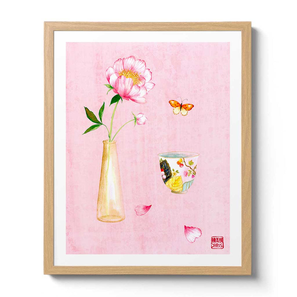 Still Life Paintings by Chinoiserie Artist Chris Chun