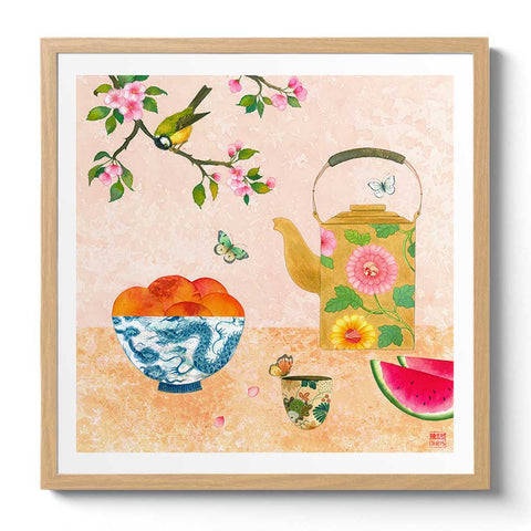 Still Life Paintings by Chinoiserie Artist Chris Chun
